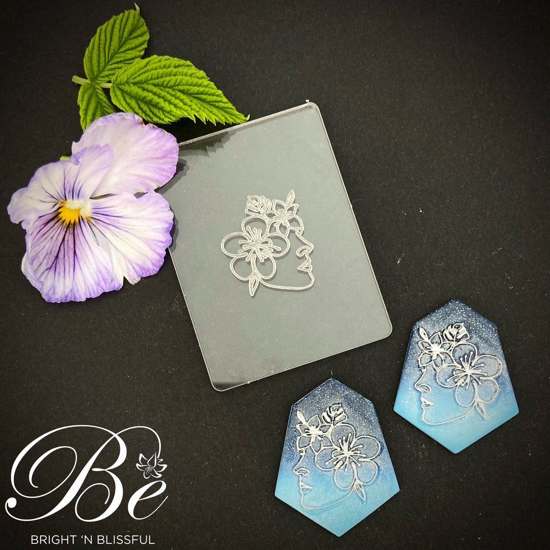 Debossing Stamp | Raised Effect | Beautiful Pattern | Polymer Clay ...