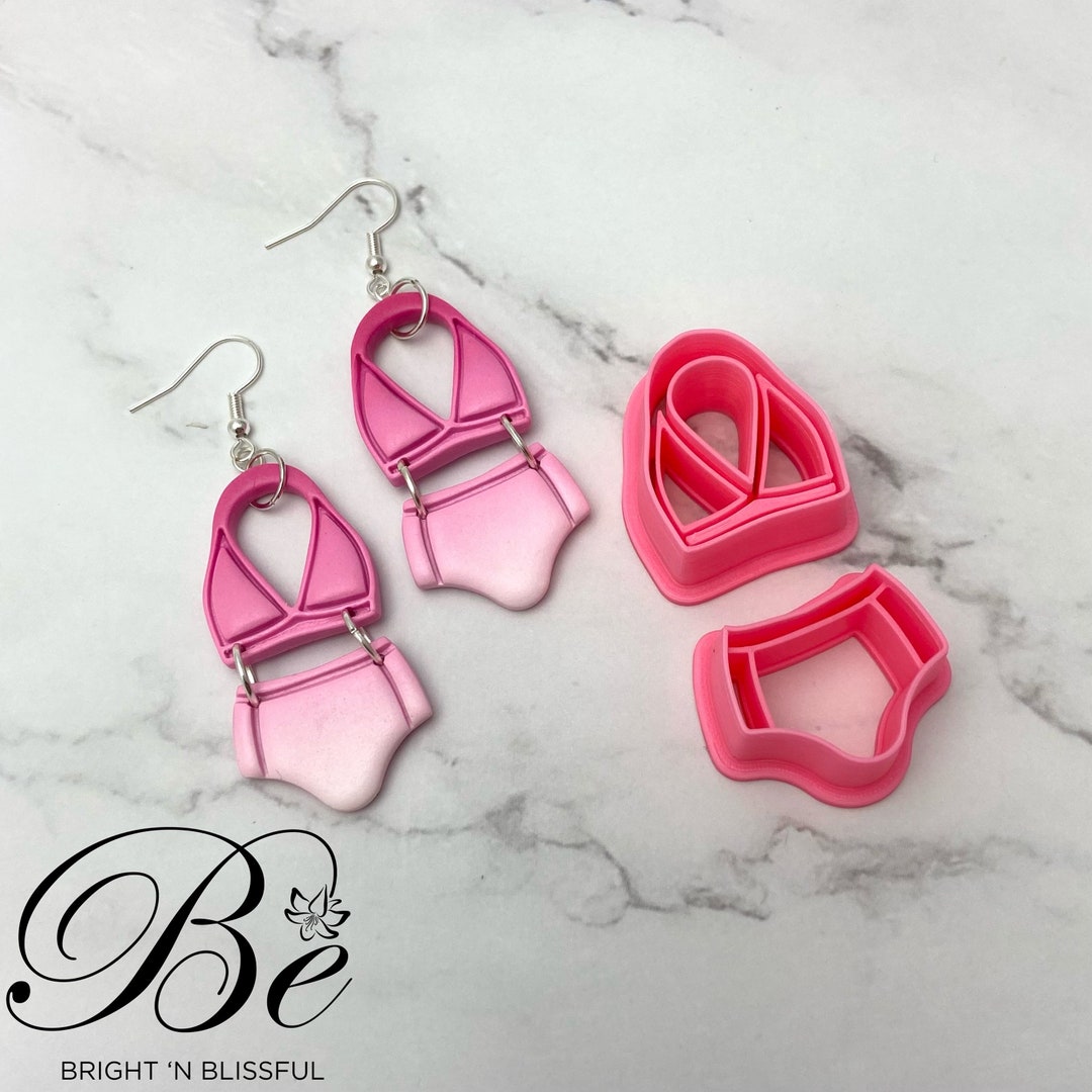 Clay Cutter Shape Bikini Unique Shape Polymer Clay Earring Cutters UK ...
