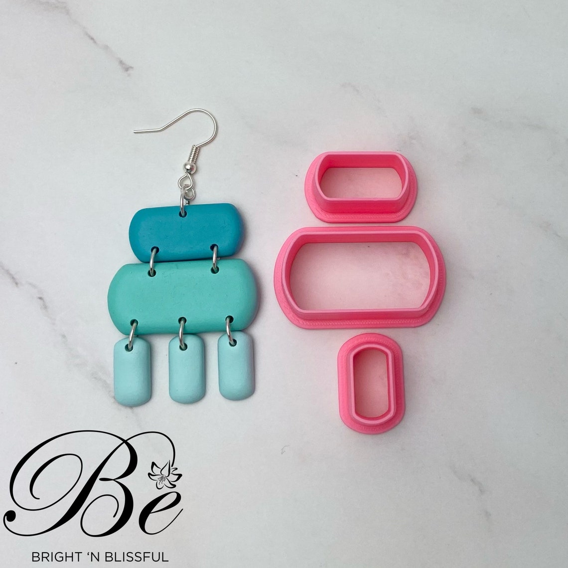 Clay Cutter Shape Rounded Rectangle Polymer Clay Earring | Etsy