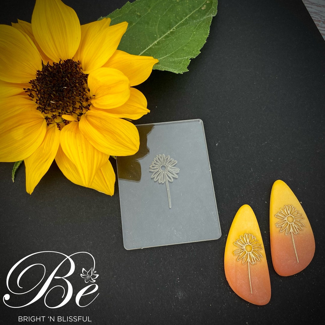Debossing Stamp | Raised Effect | Beautiful Pattern | Polymer Clay ...