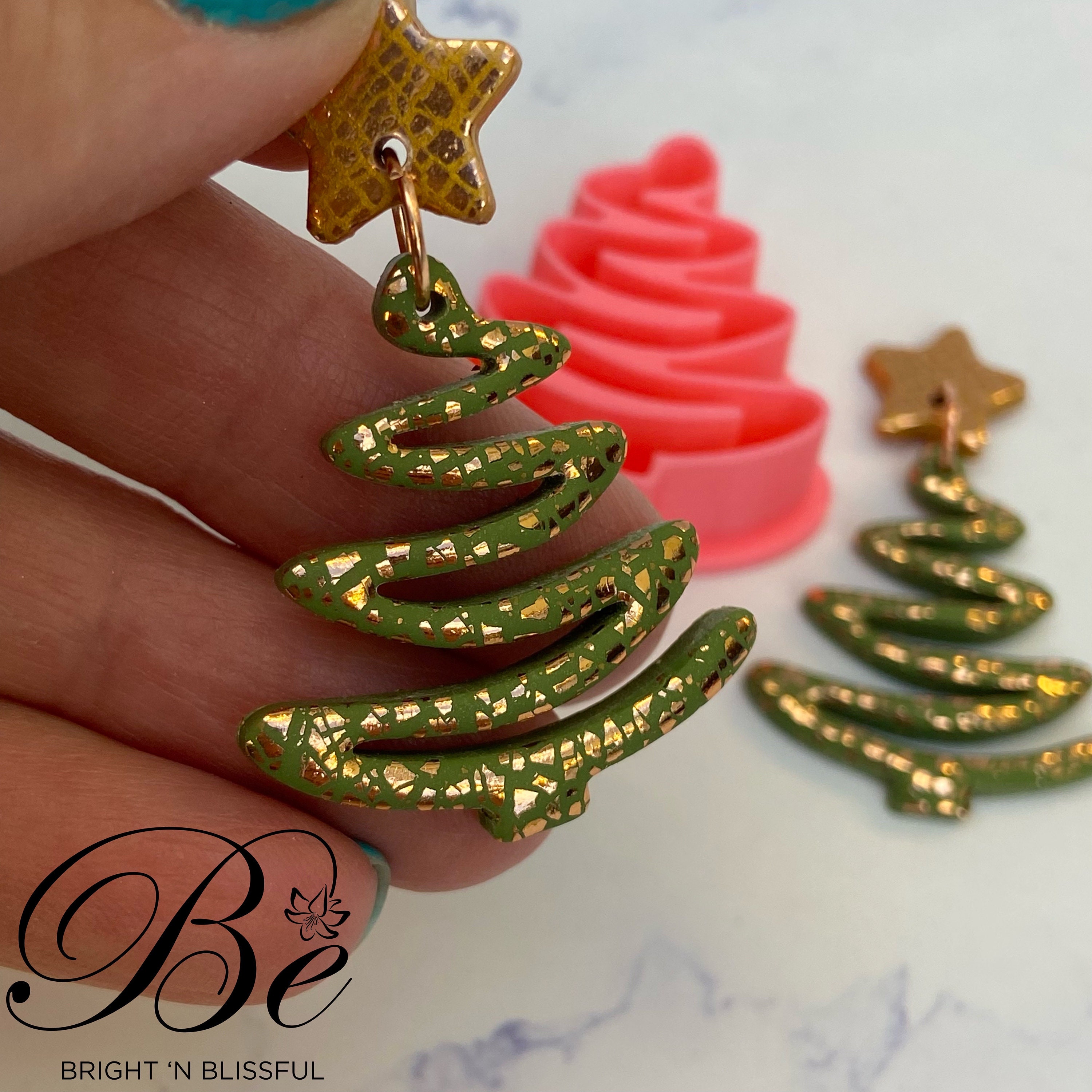 Christmas Tree Clay Cutter | Polymer Clay Earring Tool - Etsy