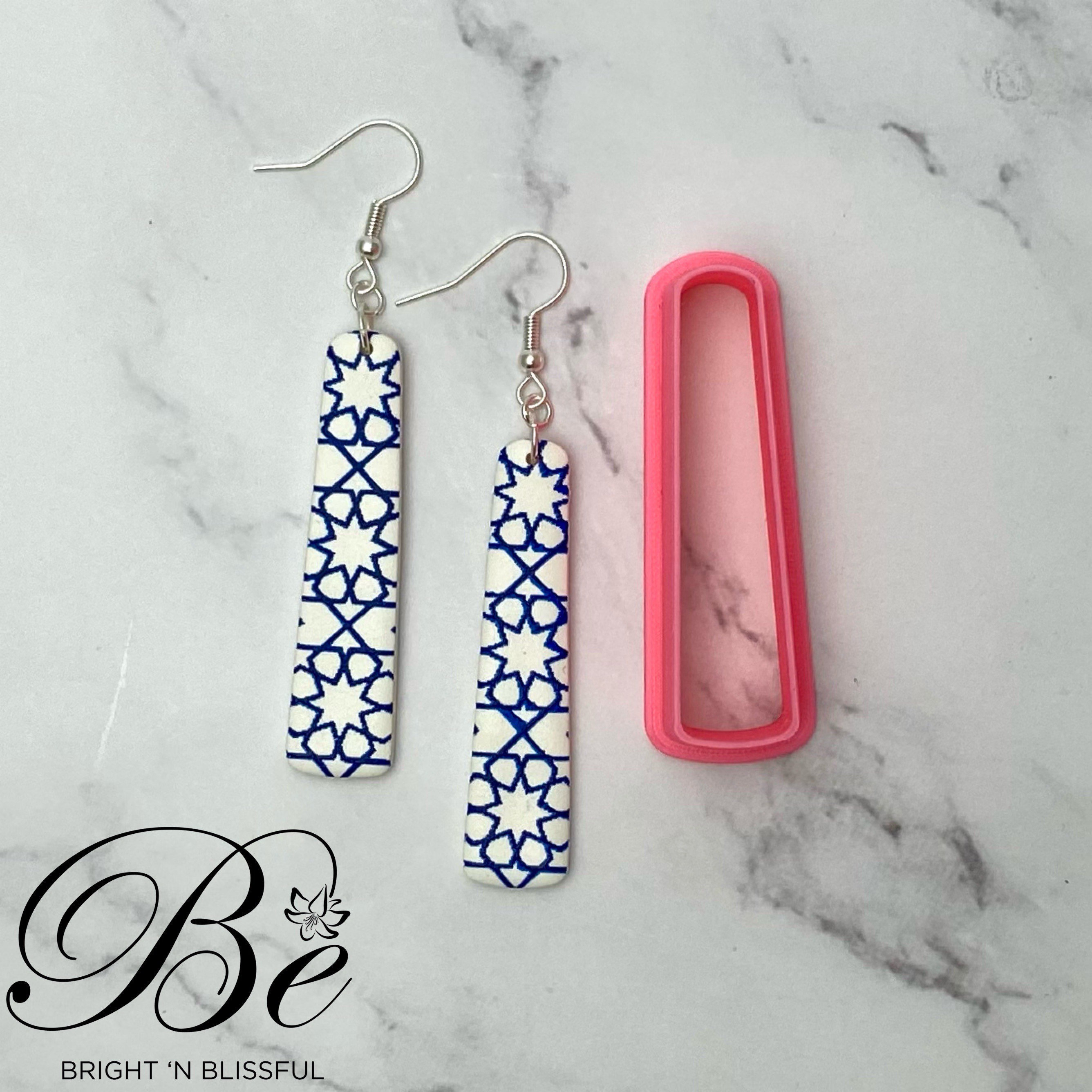 Clay Cutter Shape Narrow Rounded Rectangle Polymer Clay - Etsy