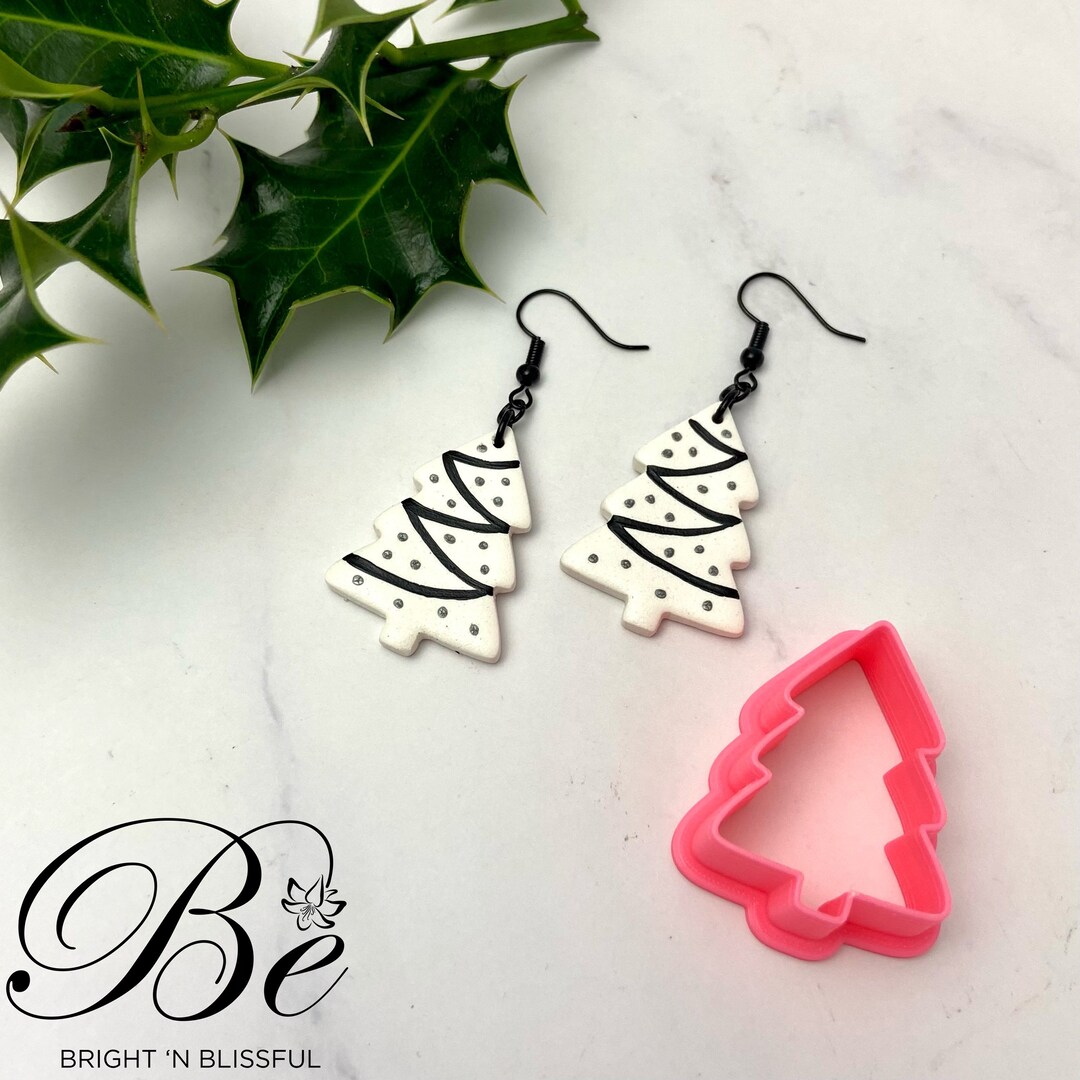 Christmas Tree Clay Cutter Shape | Cookie Cutter | Tree Decorations ...