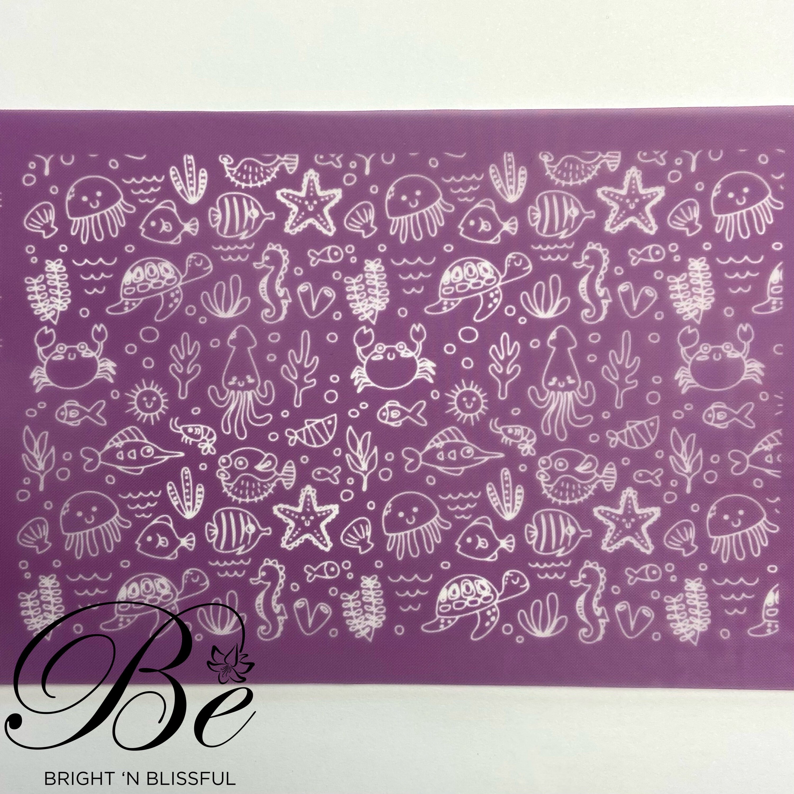 Ocean Sea Animals Fish Octopus Polymer Clay Silk Screen - Etsy