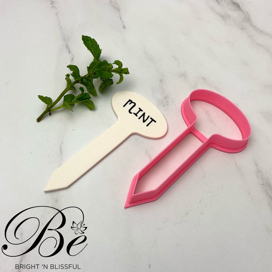 Herb Label Cutter | Polymer Clay Plant Marker, Garden Tag - Etsy