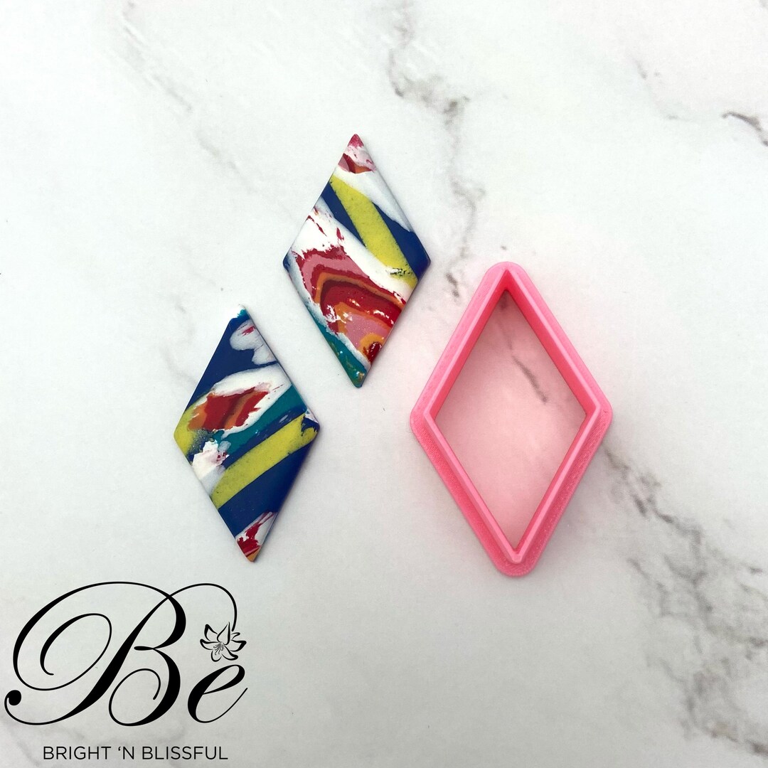 Diamond Clay Cutter | Polymer Clay Earring Tool, Jewelry Making - Etsy