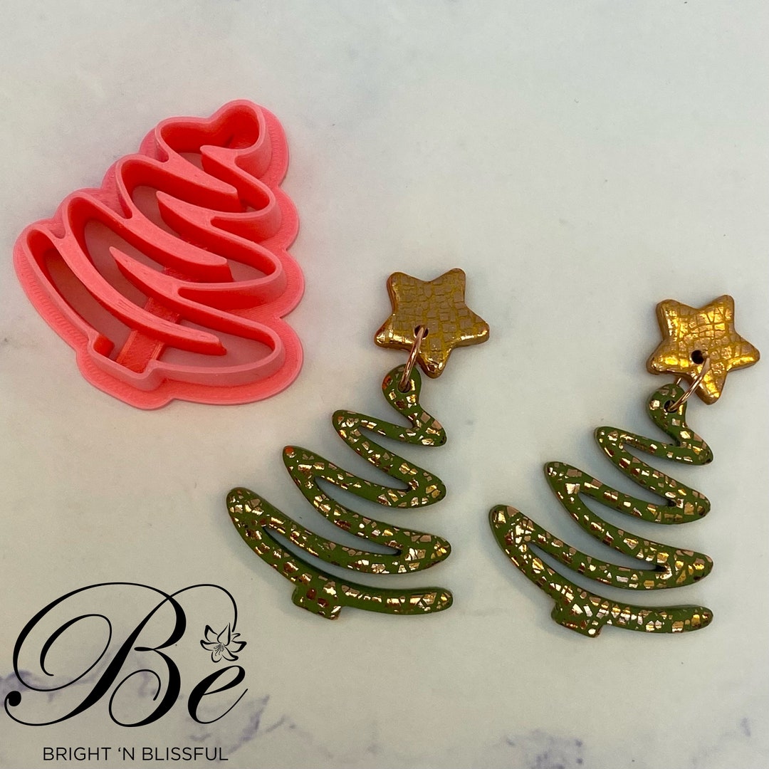 Christmas Tree Clay Cutter | Polymer Clay Earring Tool - Etsy
