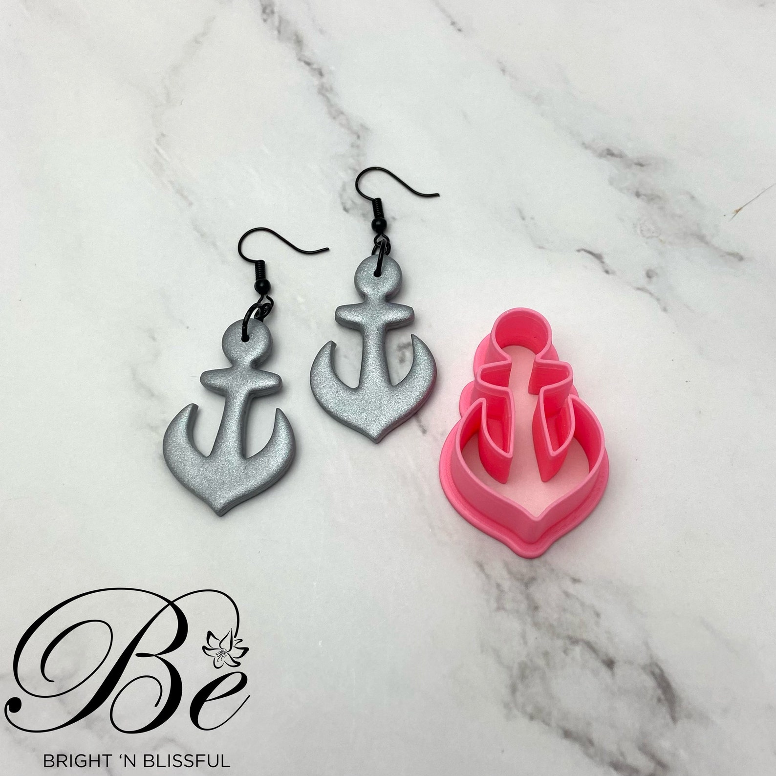 Clay Cutter Shape Anker Unique Shape Polymer Clay Earring | Etsy