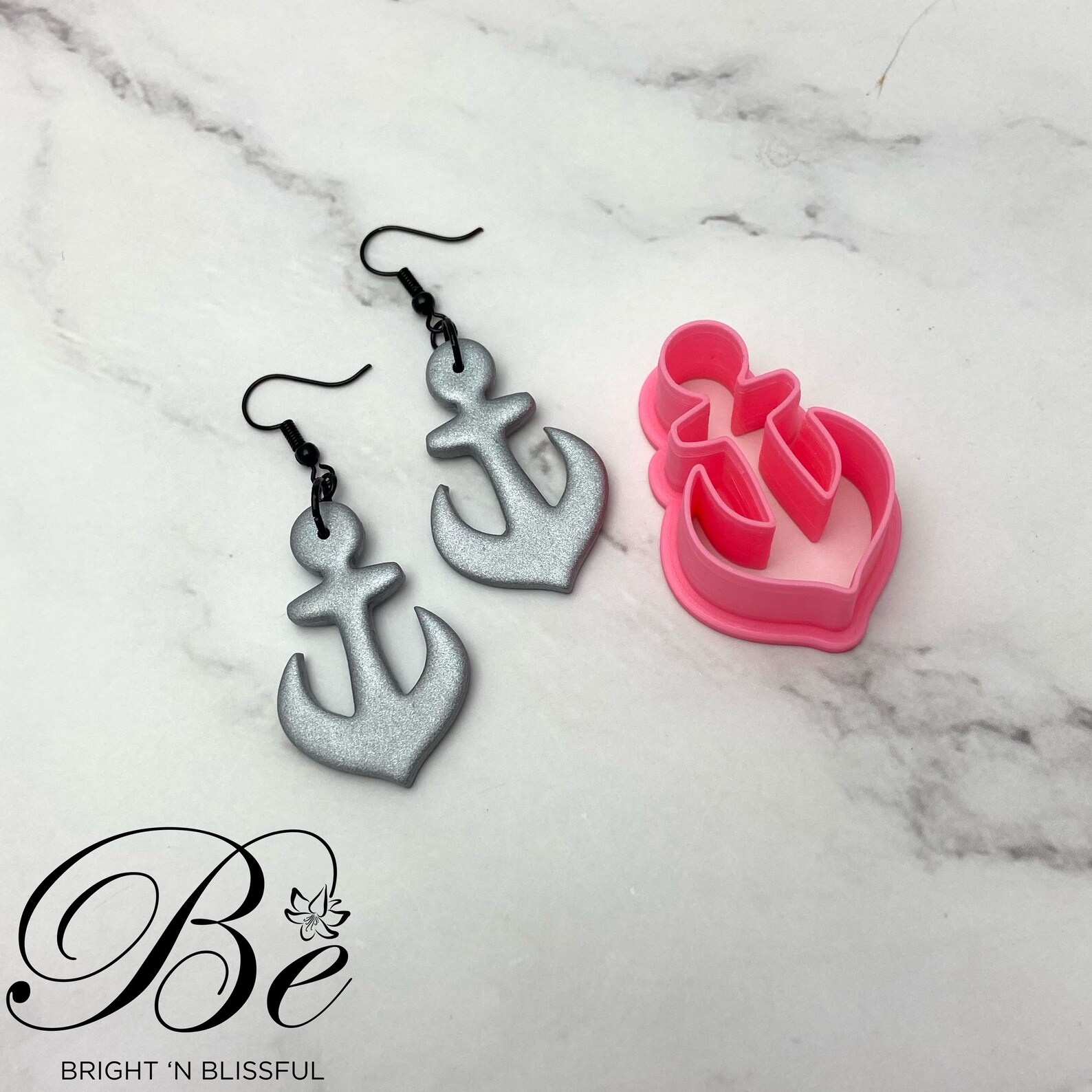 Clay Cutter Shape Anker Unique Shape Polymer Clay Earring - Etsy UK