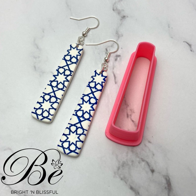 Clay Cutter Shape Narrow Rounded Rectangle Polymer Clay - Etsy