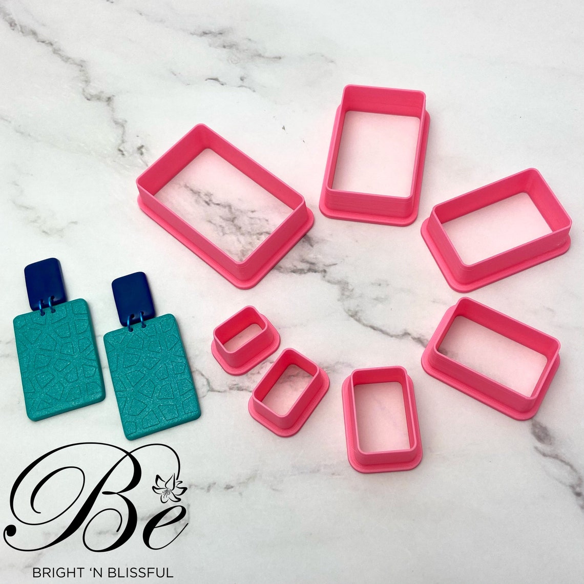 Clay Cutter Rectangle Soft Corners Shape Polymer Clay - Etsy UK