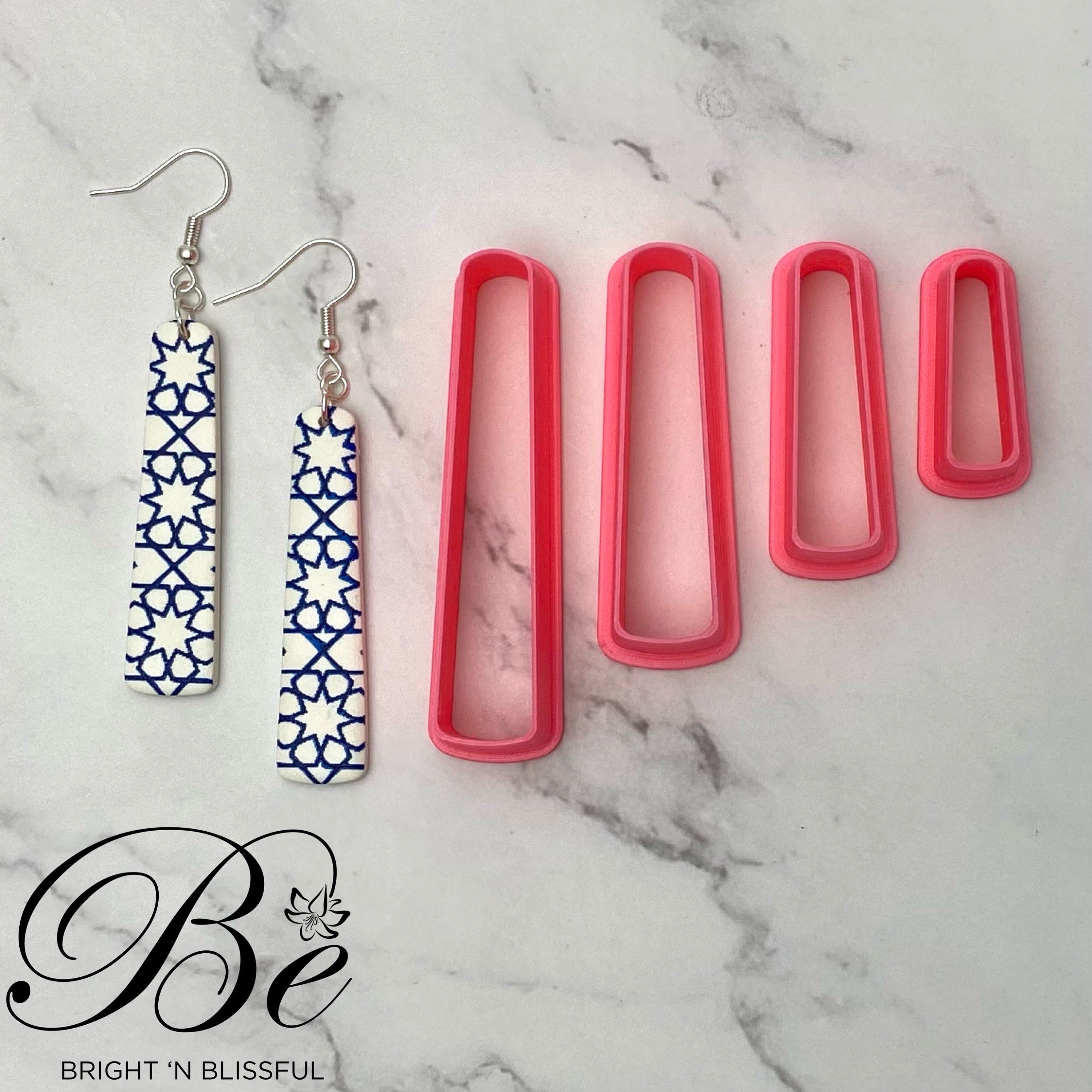 Clay Cutter Shape Narrow Rounded Rectangle Polymer Clay - Etsy