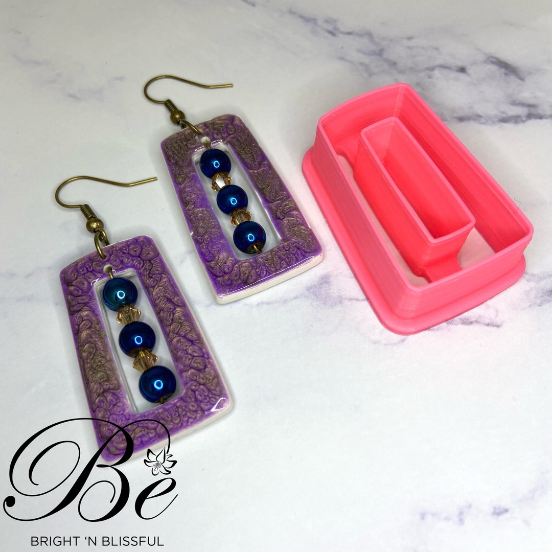 Polymer Clay Trapezium Cutter | Donut Shape Earring Tool - Etsy