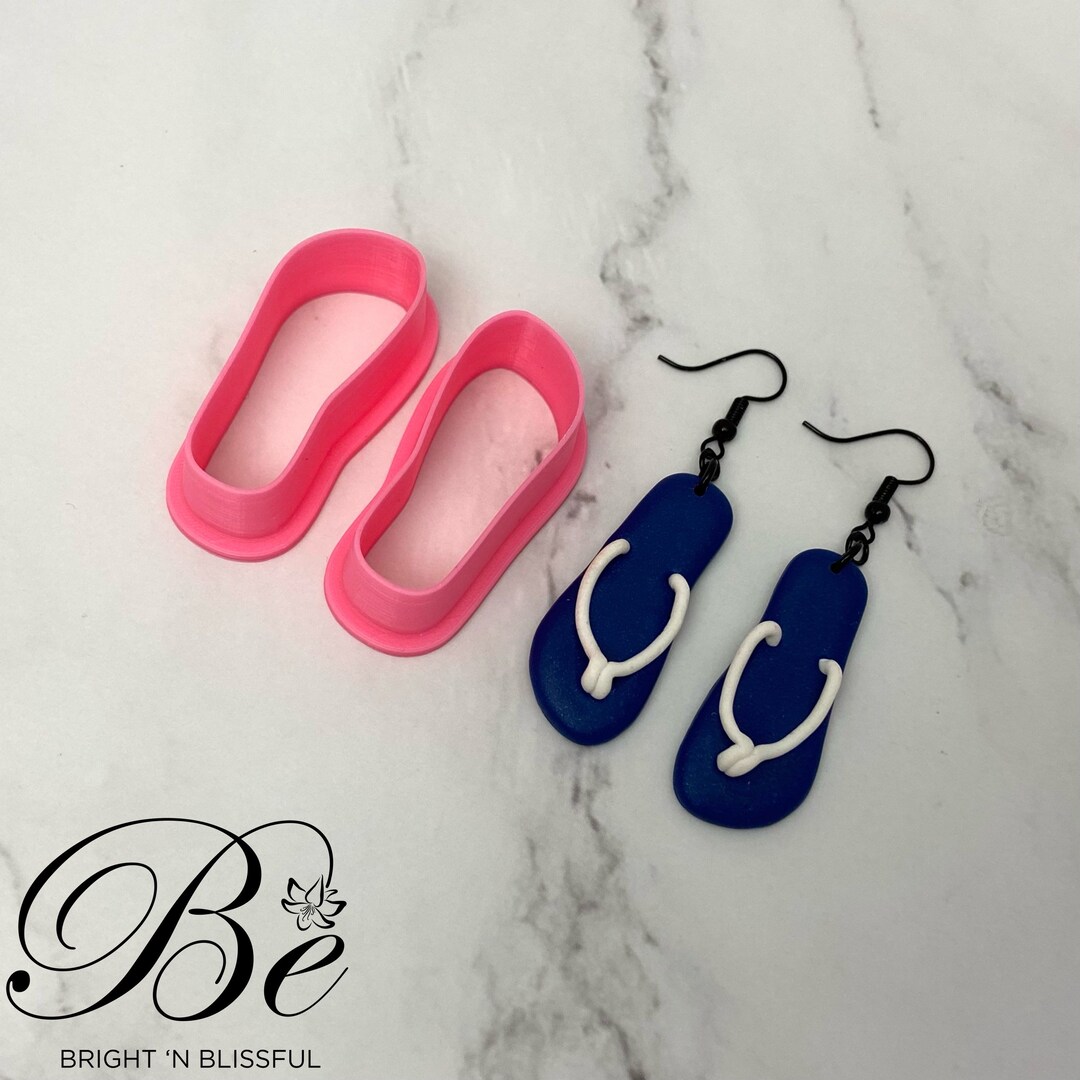 Flip Flop Clay Cutter | Fimo Ohrring, Cookie Cutter - Etsy Österreich