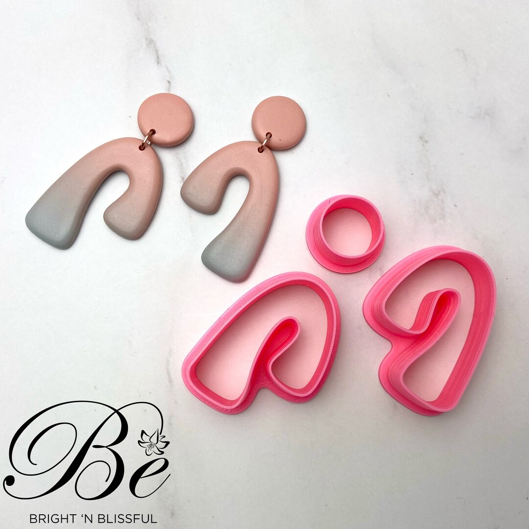 Clay Cutter Shape Freeform Arch | Polymer Clay Earring Cutter | UK ...
