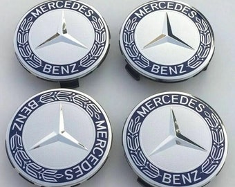 4 Center Caps 75mm Mercedes-benz - Etsy