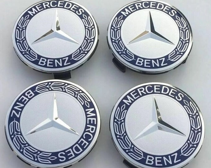4 Center Caps 75mm Mercedes-benz - Etsy