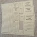 Retro Tri-fold Time Cards - Vintage Style Time Cards for Scrapbooking ...