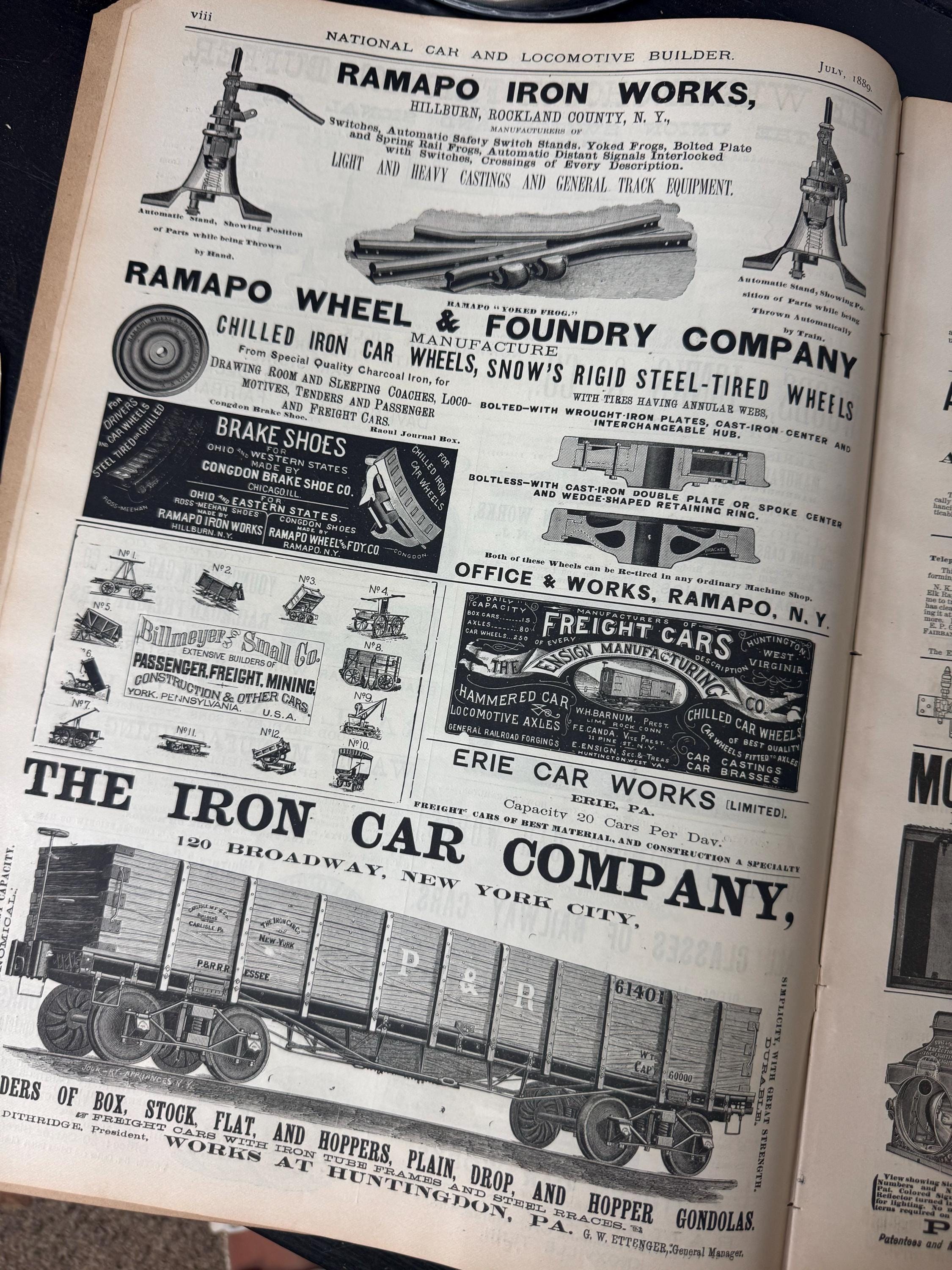 Antique Railroad Magazine - Antique National Car and Locomotive Builder ...