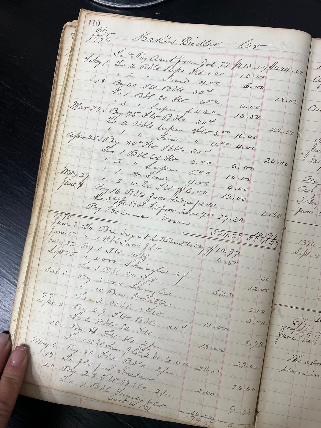 Antique Ledger Pages - 1800’s Ledger Paper Pack - Junk Journal Supplies ...