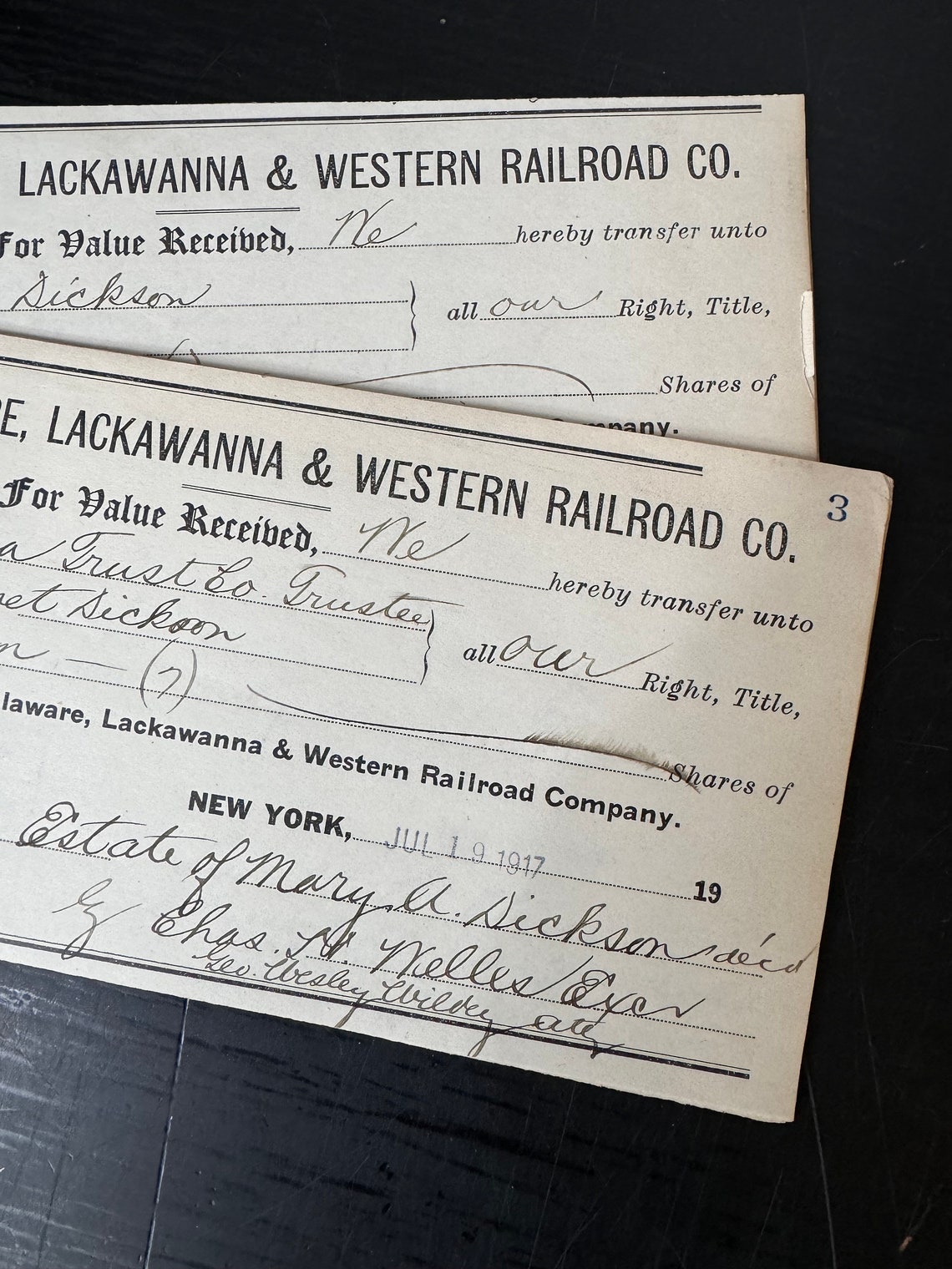 1800’s Railroad Documents - Lot of 20 - Antique Railroad Ephemera ...