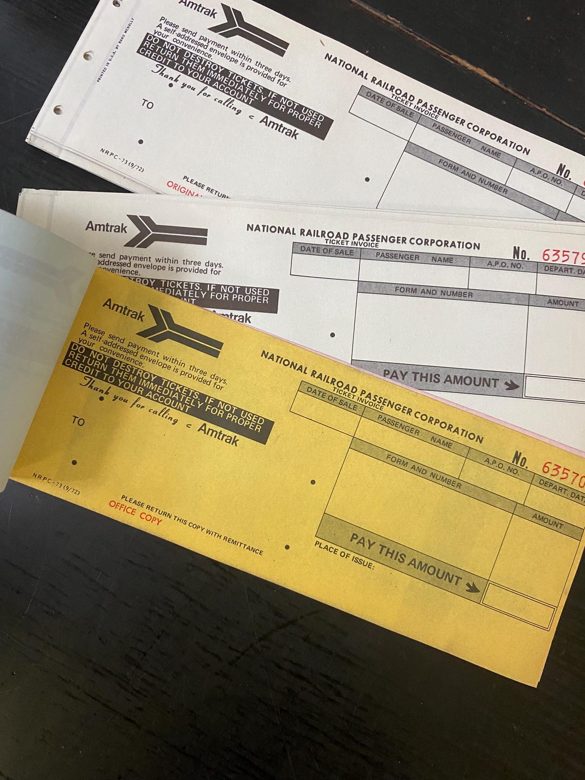 Vintage Railroad Passenger Forms - Railroad Junk Journaling Ephemera ...