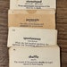 Vintage English Vocabulary Cards - Set of 10 - Etsy