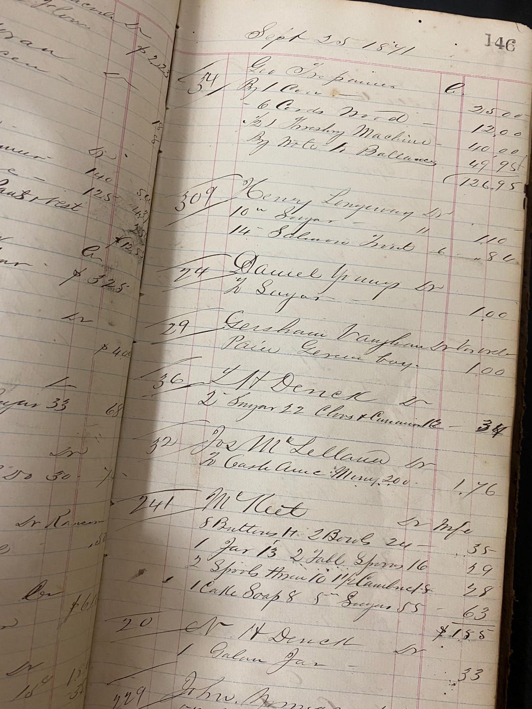 8 Antique Ledger Pages - 1800’s Ledger Paper Pack - Junk Journal ...