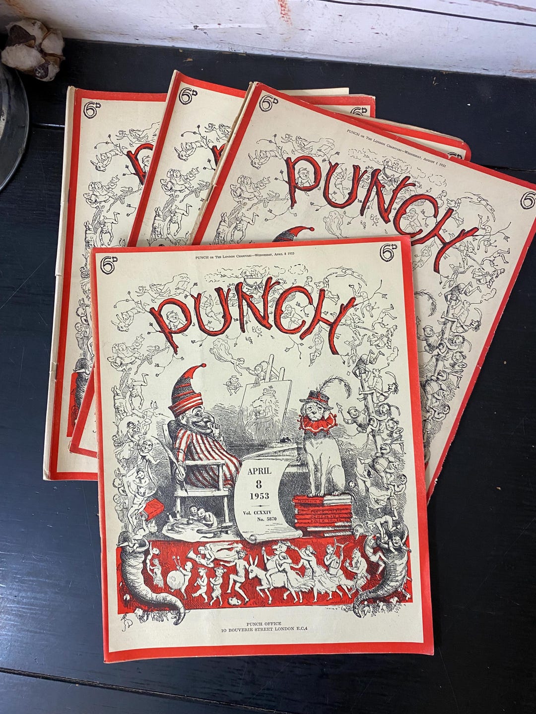 Vintage Punch Magazine - Junk Journal Supplies, Vintage Ephemera ...