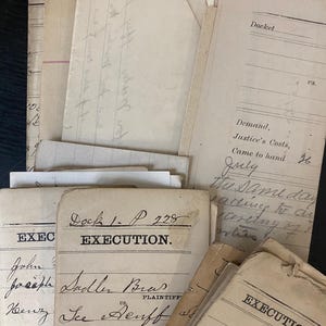 Antique Legal Documents / Vintage Legal Execution Ephemera / Vintage ...