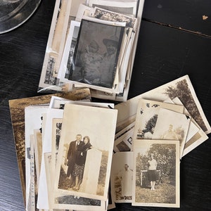 40 Antique Vintage Snapshot Photos - Vintage Photos - Junk Journal ...