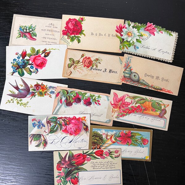 Antique Calling Card - Etsy
