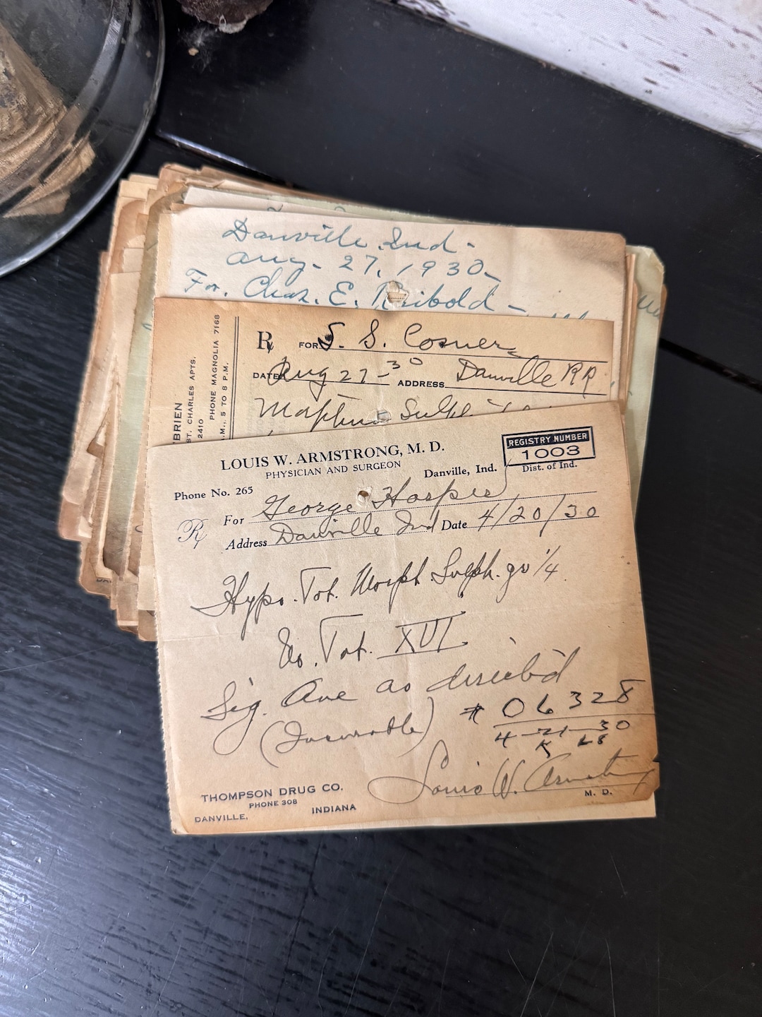 Antique Prescriptions / Vintage Handwritten Medical Prescriptions ...