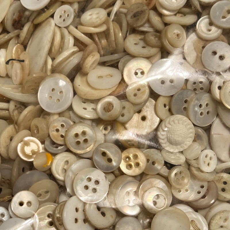 Antique Pearl Buttons Lot - Etsy