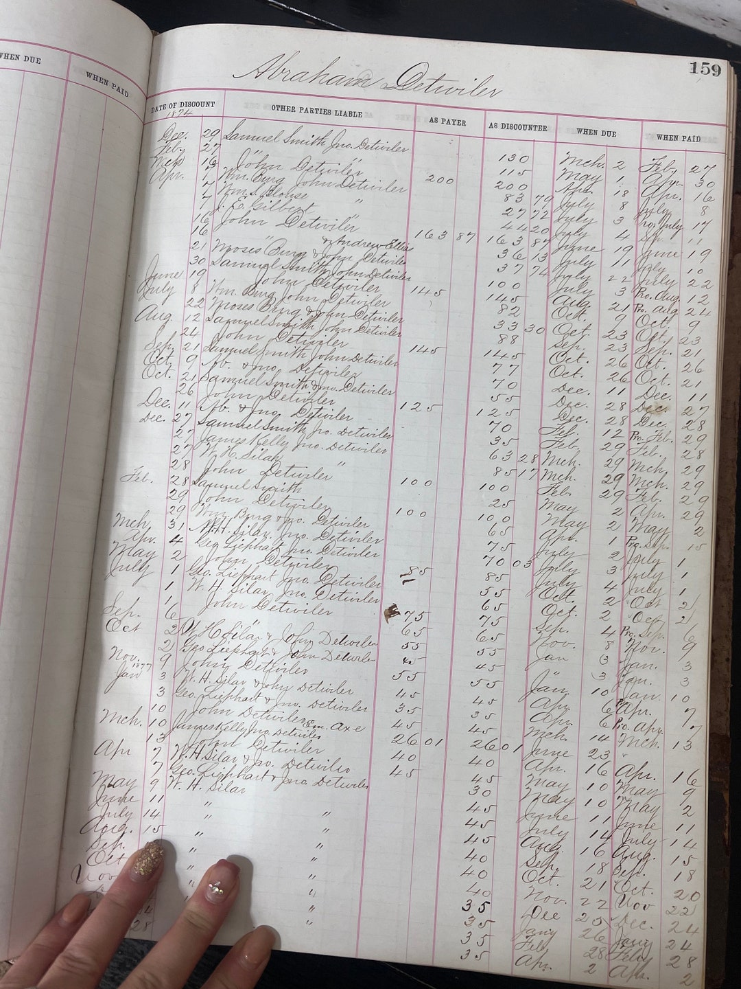 10 Antique Ledger Pages 1800s Ledger Paper Pack Junk Journal Supplies ...