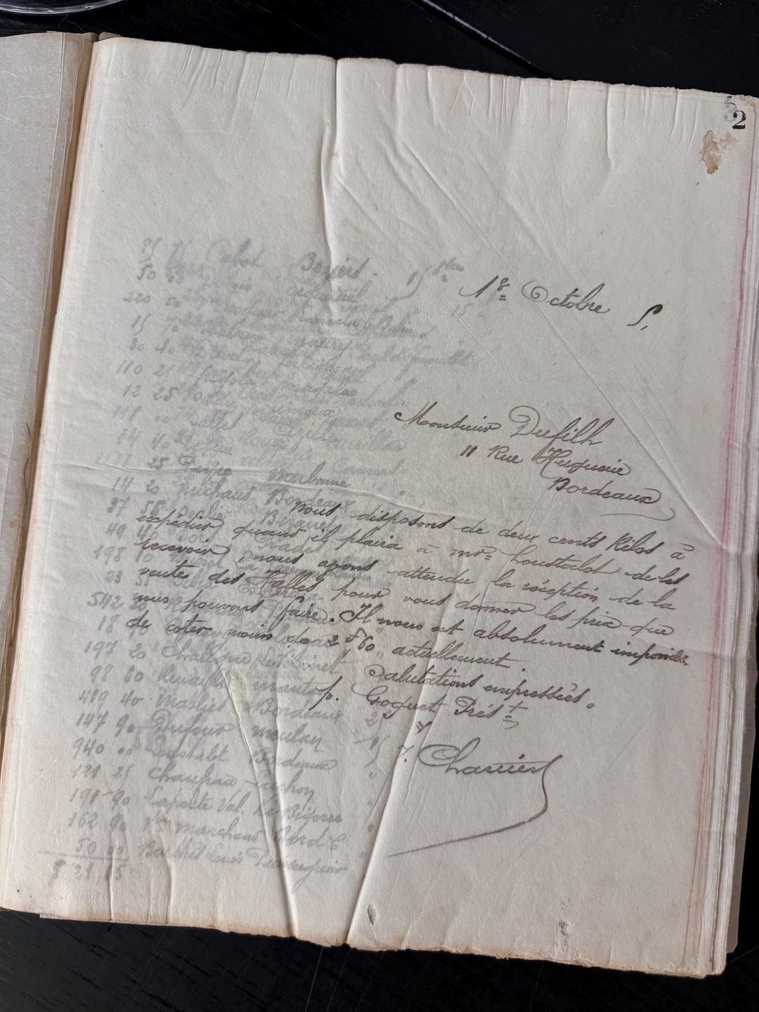 10 Antique French Ledger Pages - French Ledger Paper Pack - Junk ...