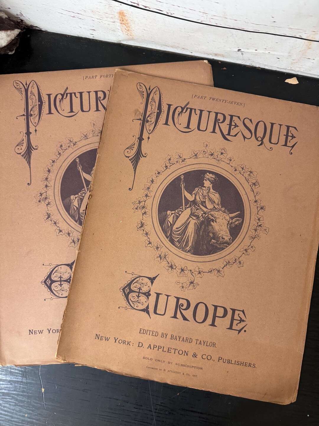 Antique Picturesque Europe Book - Junk Journal Supplies - Antique ...