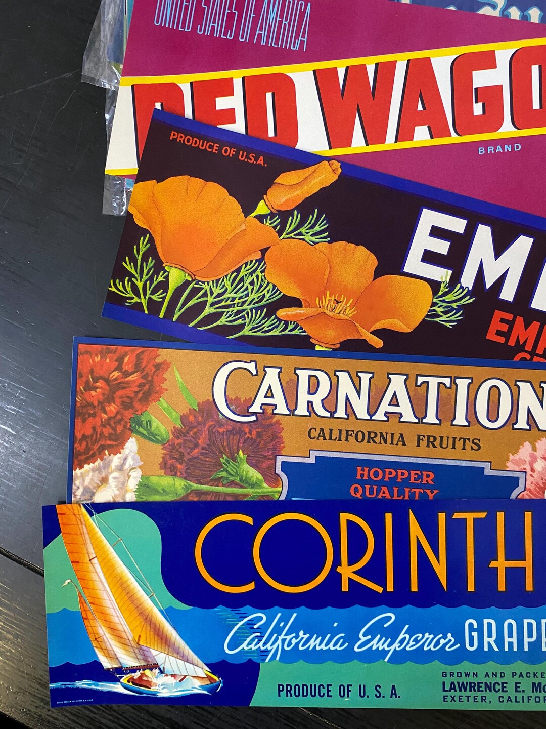 Vintage Vegetable and Fruit Food Labels - Junk Journaling Ephemera ...