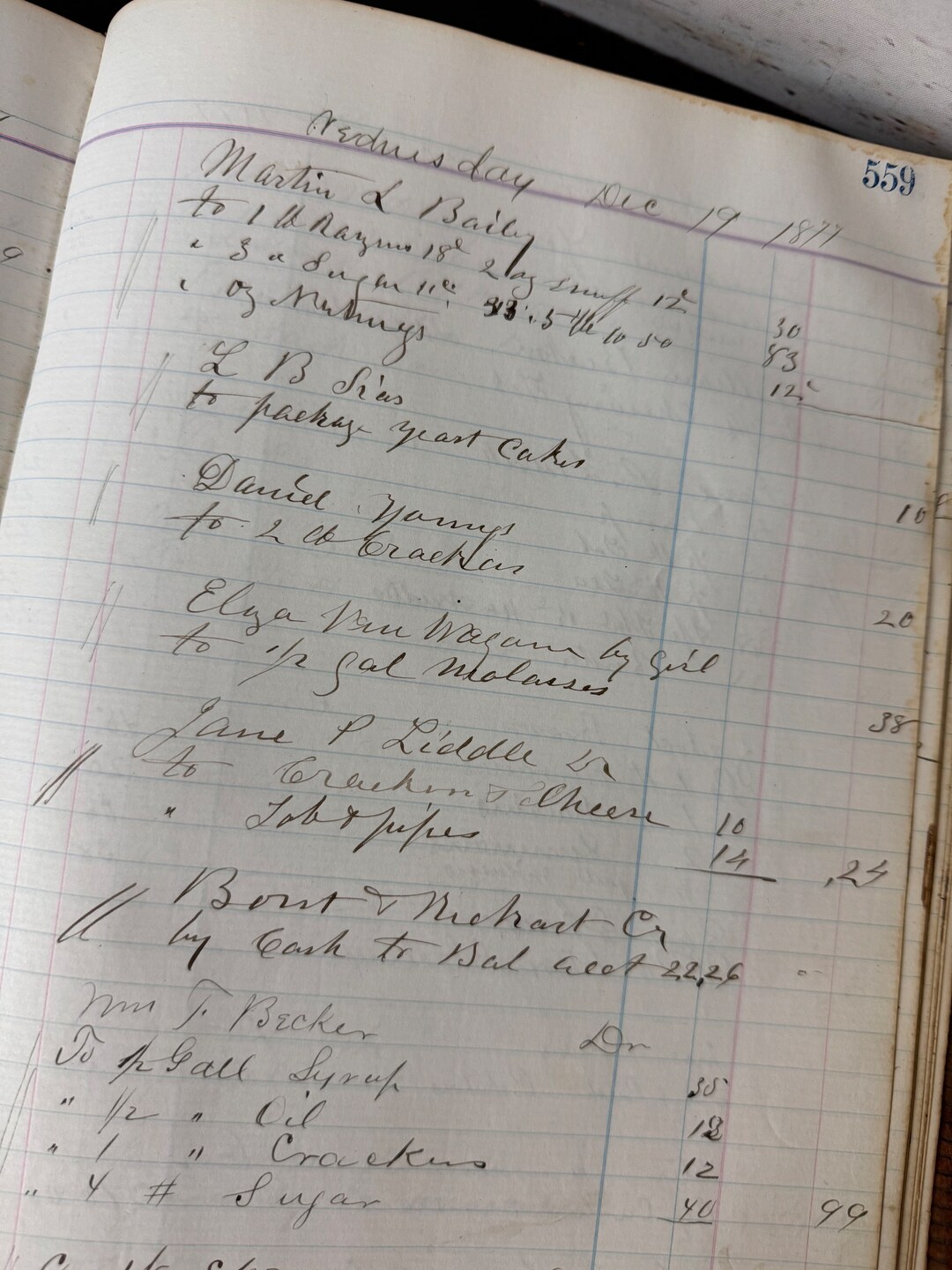 12 Antique Store Ledger Pages - 1800’s Ledger Paper Pack - Junk Journal ...