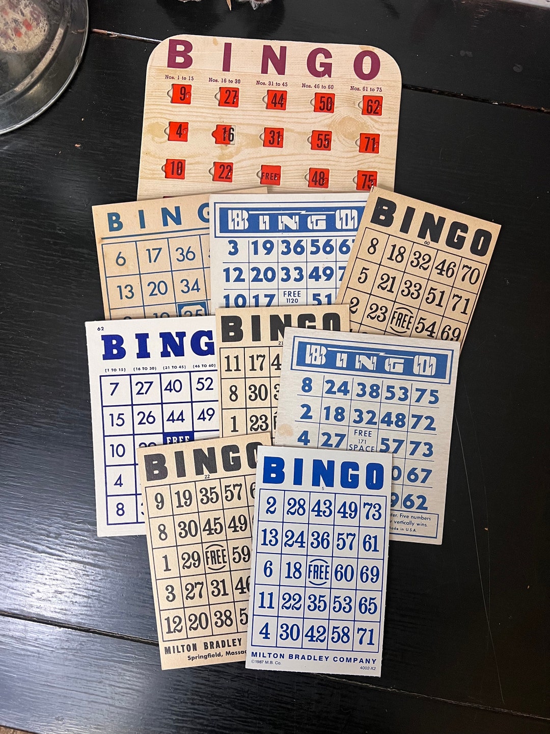 Assorted Vintage Bingo Card Pack | Vintage Ephemera | Junk Journal ...