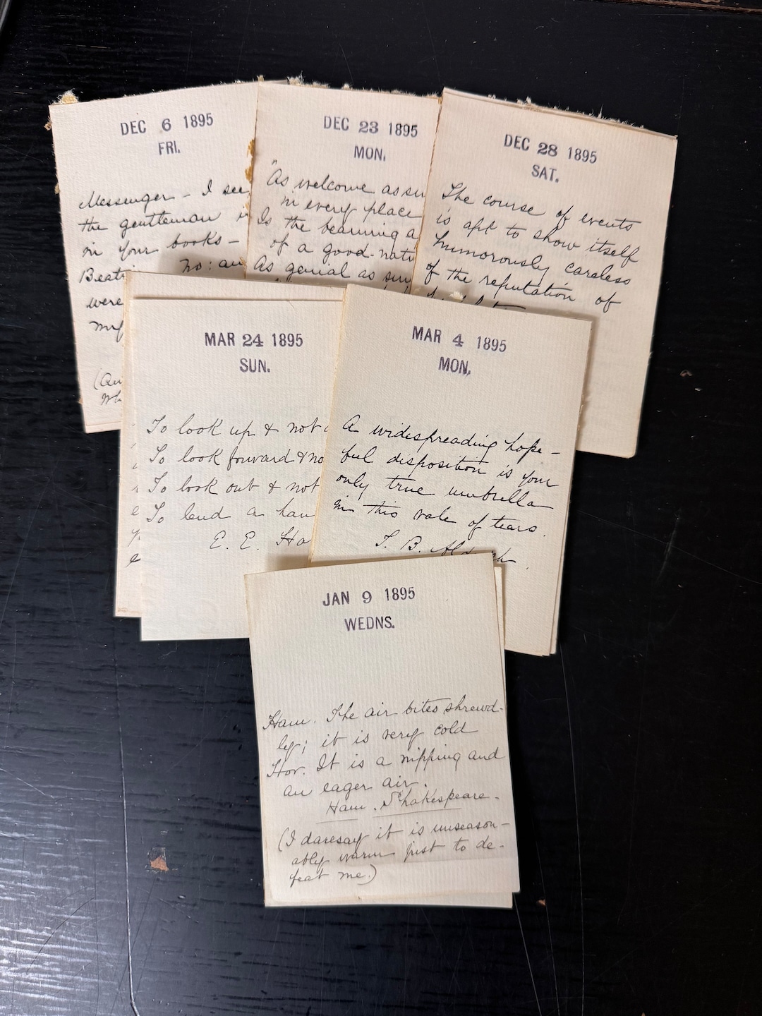 14 Antique Calendar Handwritten Pages - 1800’s Handwritten Paper - Junk ...