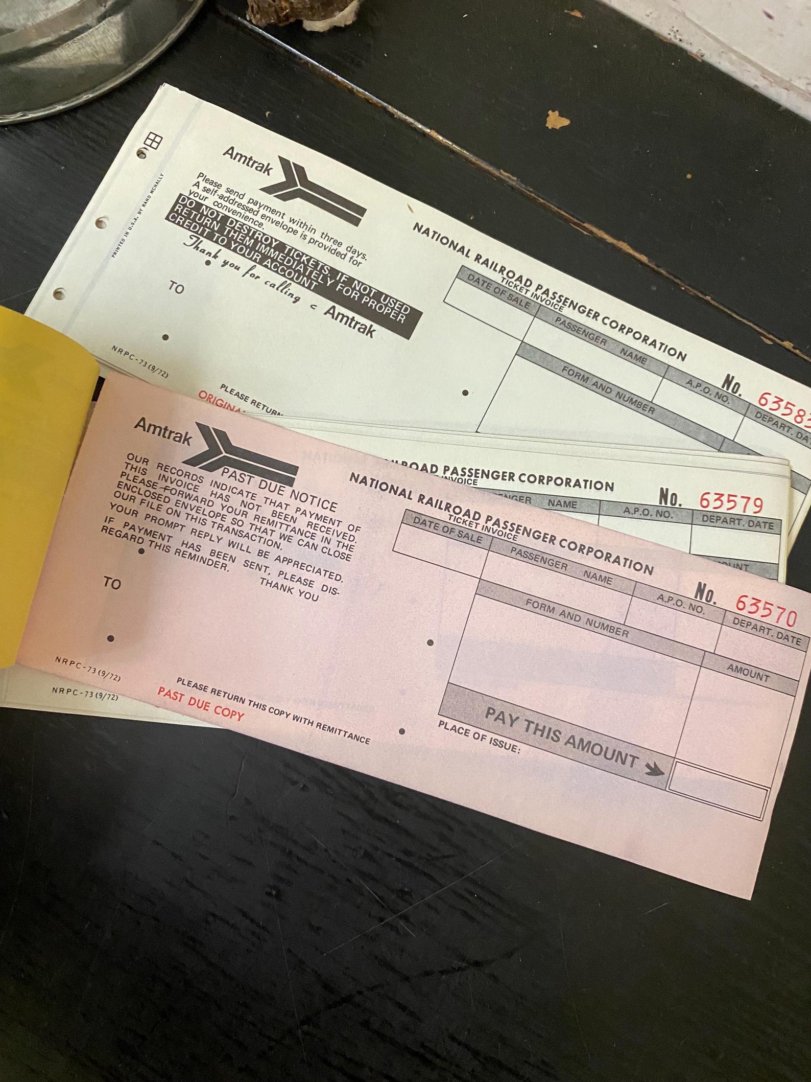 Vintage Railroad Passenger Forms - Railroad Junk Journaling Ephemera ...
