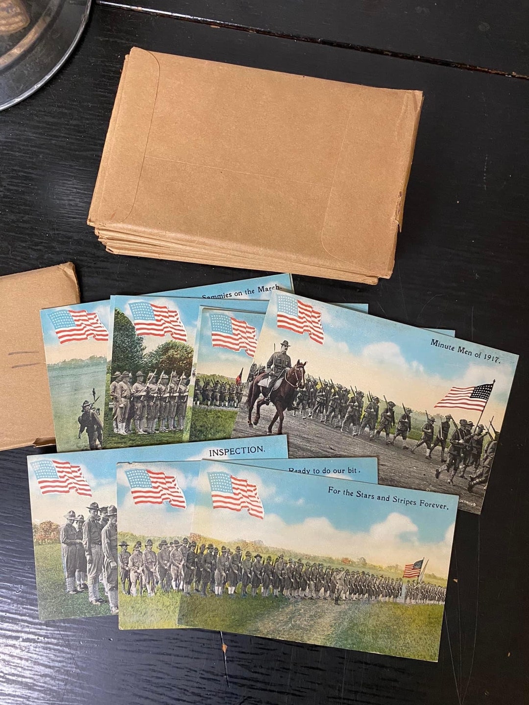 Antique Army Postcards - Vintage Army Postcards - Junk Journal Ephemera ...