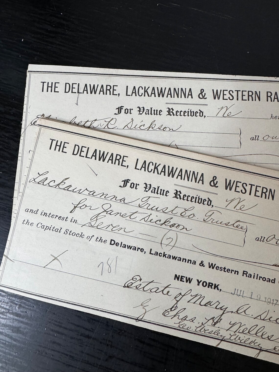 1800’s Railroad Documents - Lot of 20 - Antique Railroad Ephemera ...