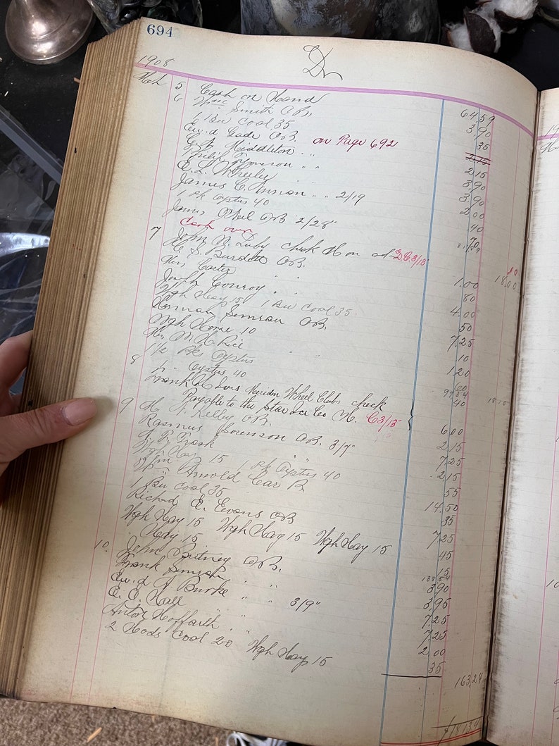 12 Antique Ledger Pages - Ledger Paper Pack - Junk Journal Supplies ...