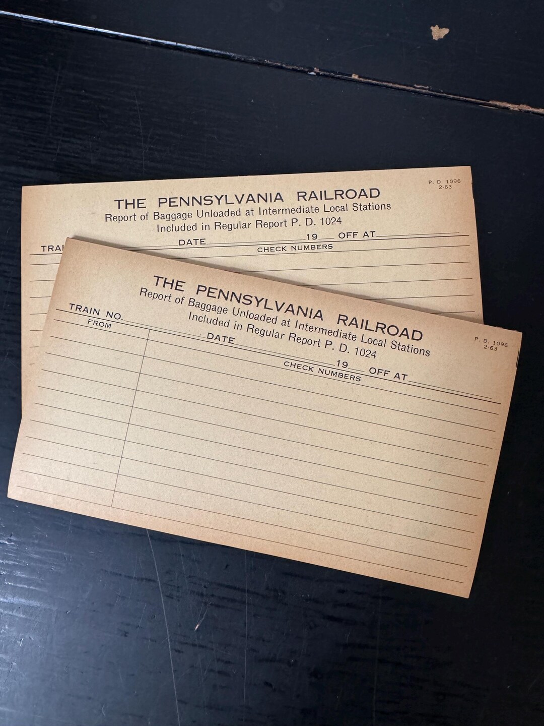 Vintage Railroad Repair Cards - Railroad Junk Journaling Ephemera ...