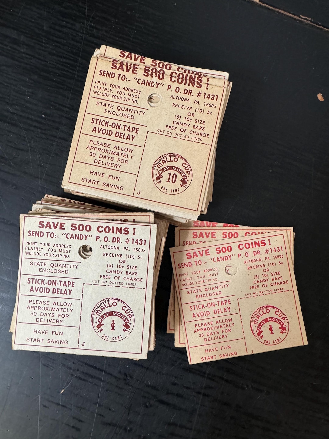 Vintage Candy Tickets - Candy Ephemera - Junk Journal Supplies - Etsy