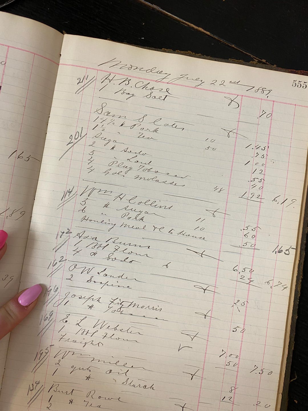 10 Antique Ledger Pages - 1800’s Ledger Paper Pack - Junk Journal ...