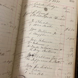 8 Antique Ledger Pages - 1800’s Ledger Paper Pack - Junk Journal ...