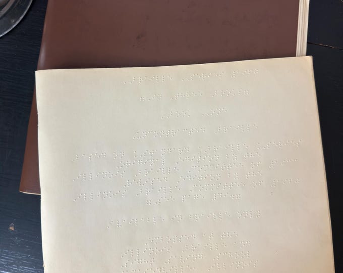 Vintage Braille Pages - Double Sided Braille Paper - Junk Journal ...